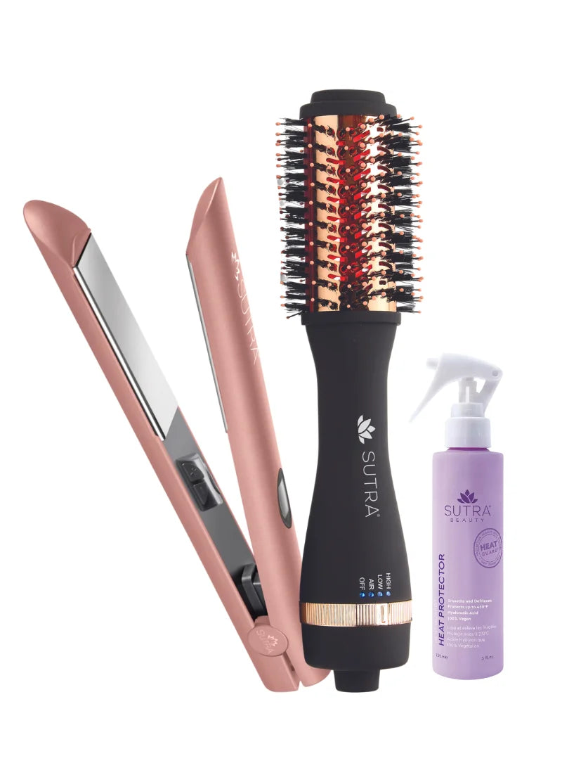 Cepillo Secadora IR2 + Plancha Magno Turbo – Sutra Beauty